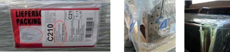 Goods acceptance guide